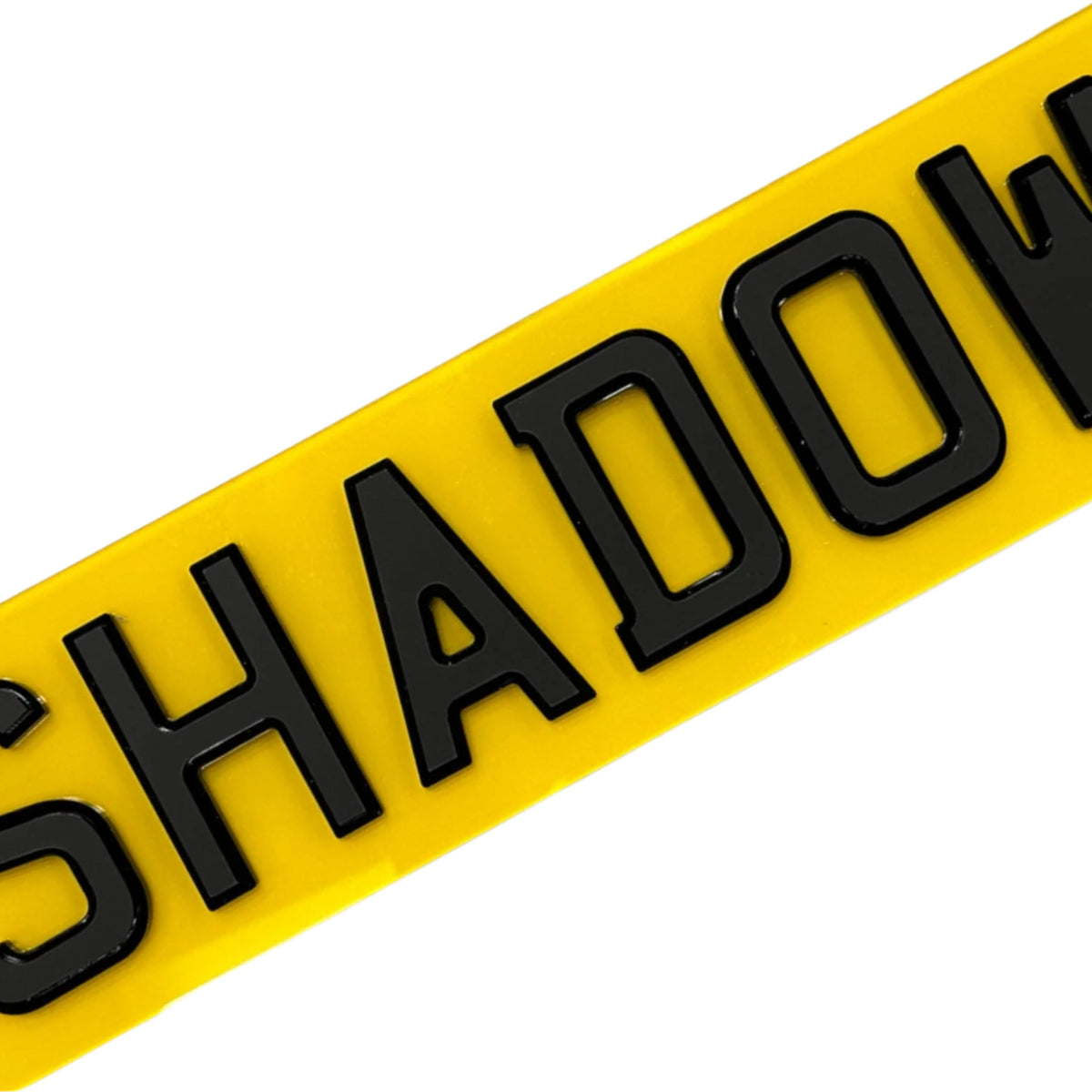 Shadow Acrylic Number Plates – Chase Lane Plates