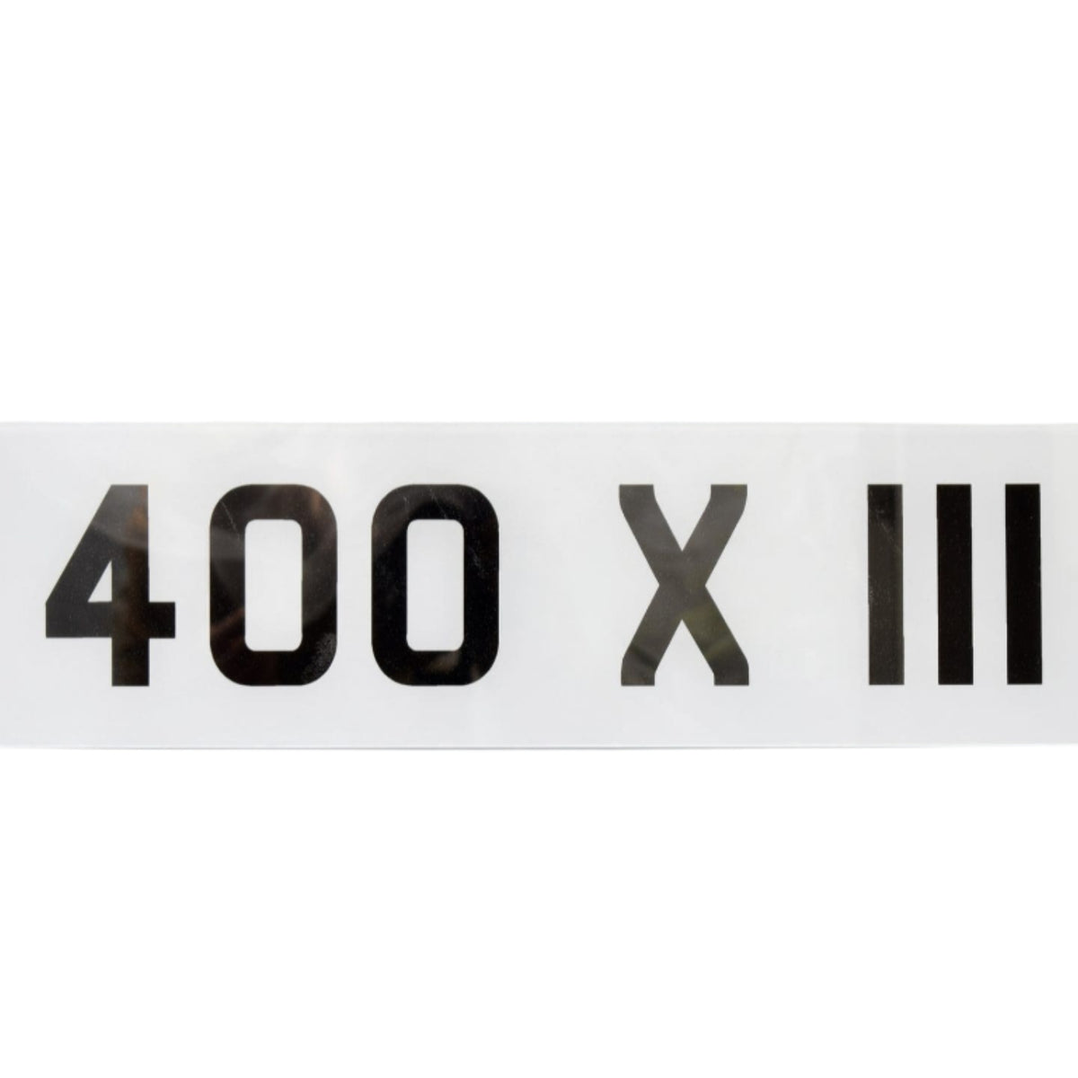6 Digit Acrylic Number Plate - 400x111mm – Chase Lane Plates