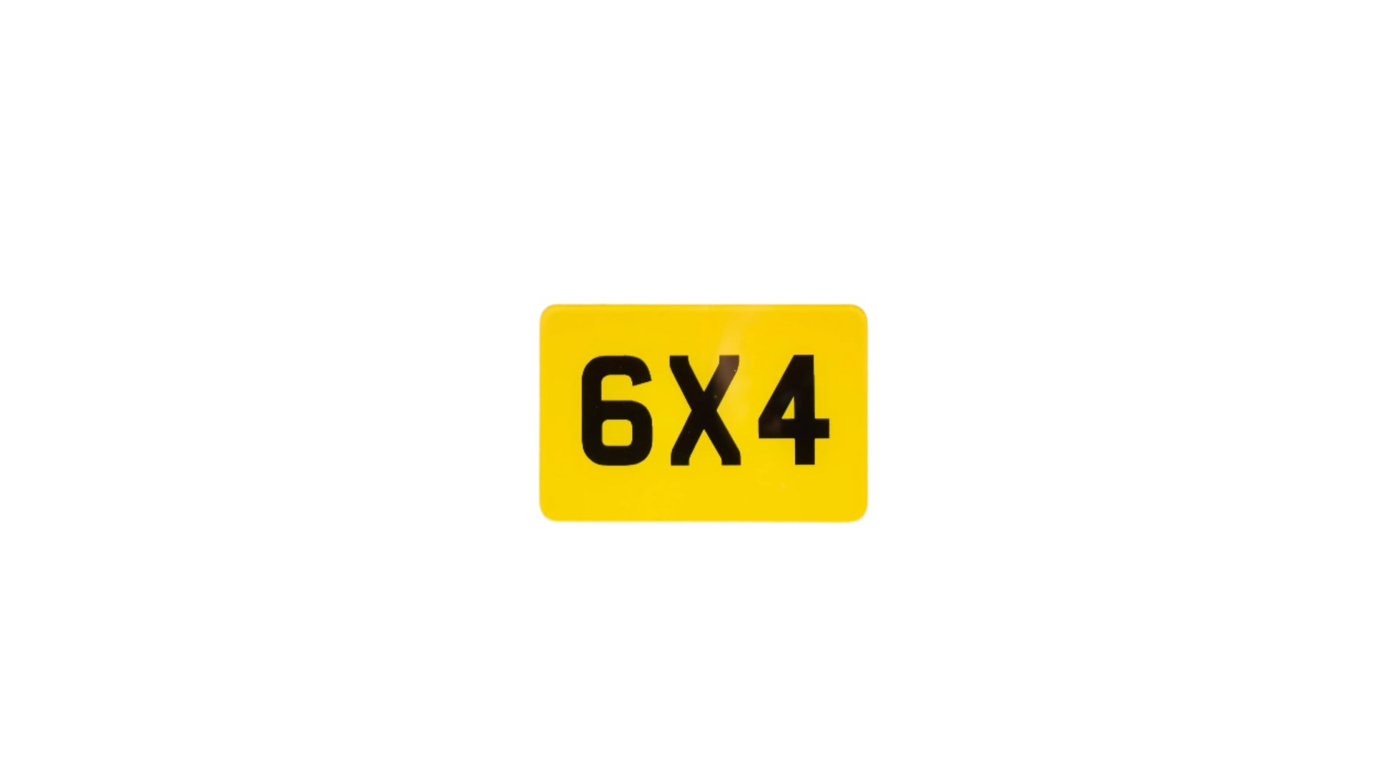 Acrylic 6 x 4 Motorcycle Number Plate – Chase Lane Plates