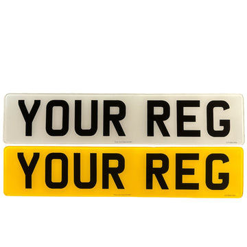 Pressed Number Plates | Classic, Aluminum, Acrylic, Metal, 4D – Chase ...
