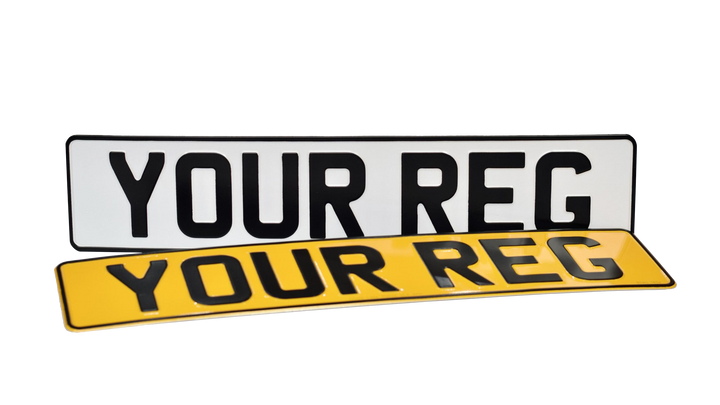 Pressed Number Plates | Classic, Aluminum, Acrylic, Metal, 4D – Chase ...