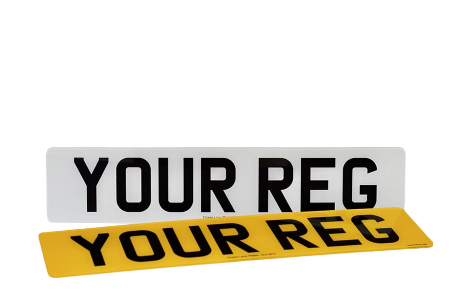 Pressed Number Plates | Classic, Aluminum, Acrylic, Metal, 4D – Chase ...