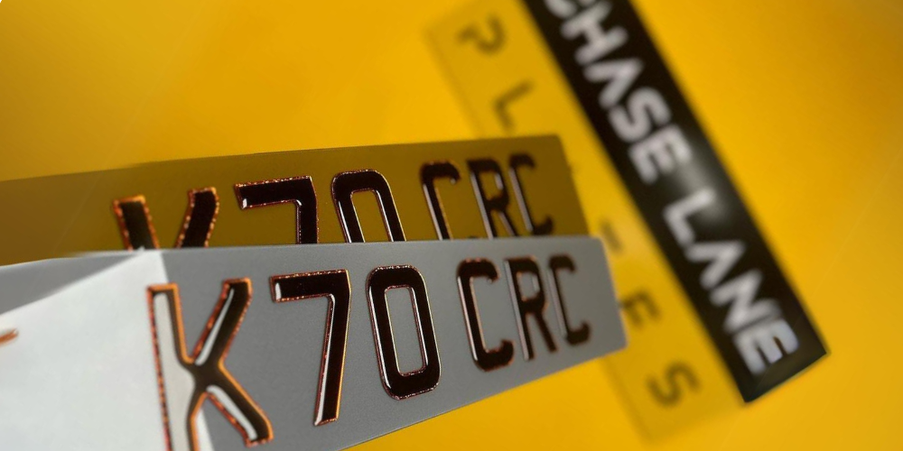 Pressed Number Plates | Classic, Aluminum, Acrylic, Metal, 4D – Chase ...