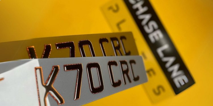 Pressed Number Plates | Classic, Aluminum, Acrylic, Metal, 4D – Chase ...