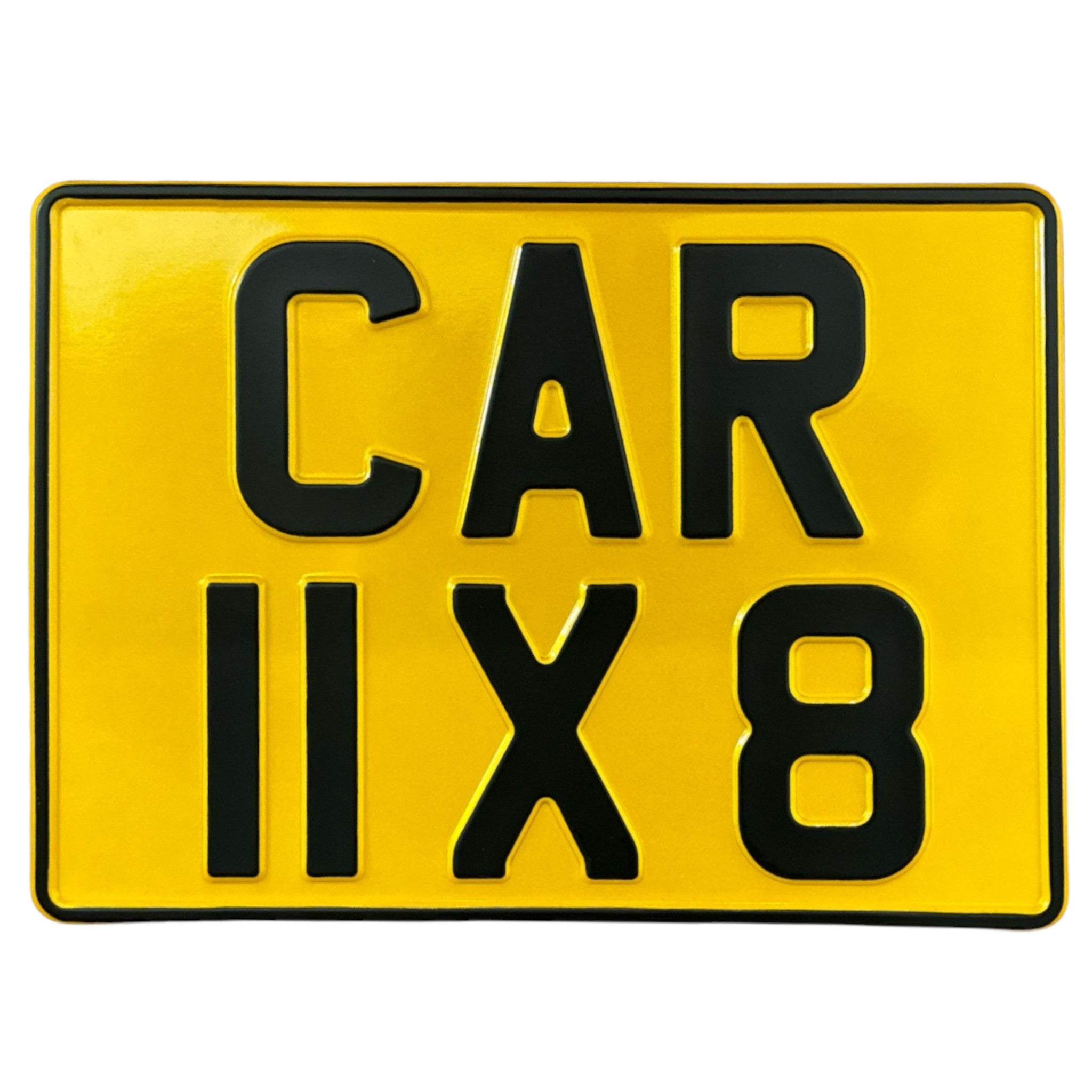 Car Number Plates Metal Pressed Land Rover Square Number Plate (Trailer ...