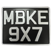 Motorbike Number Plates
