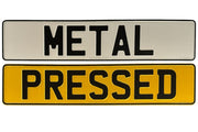 Pressed Number Plates | Classic, Aluminum, Acrylic, Metal, 4D – Chase ...