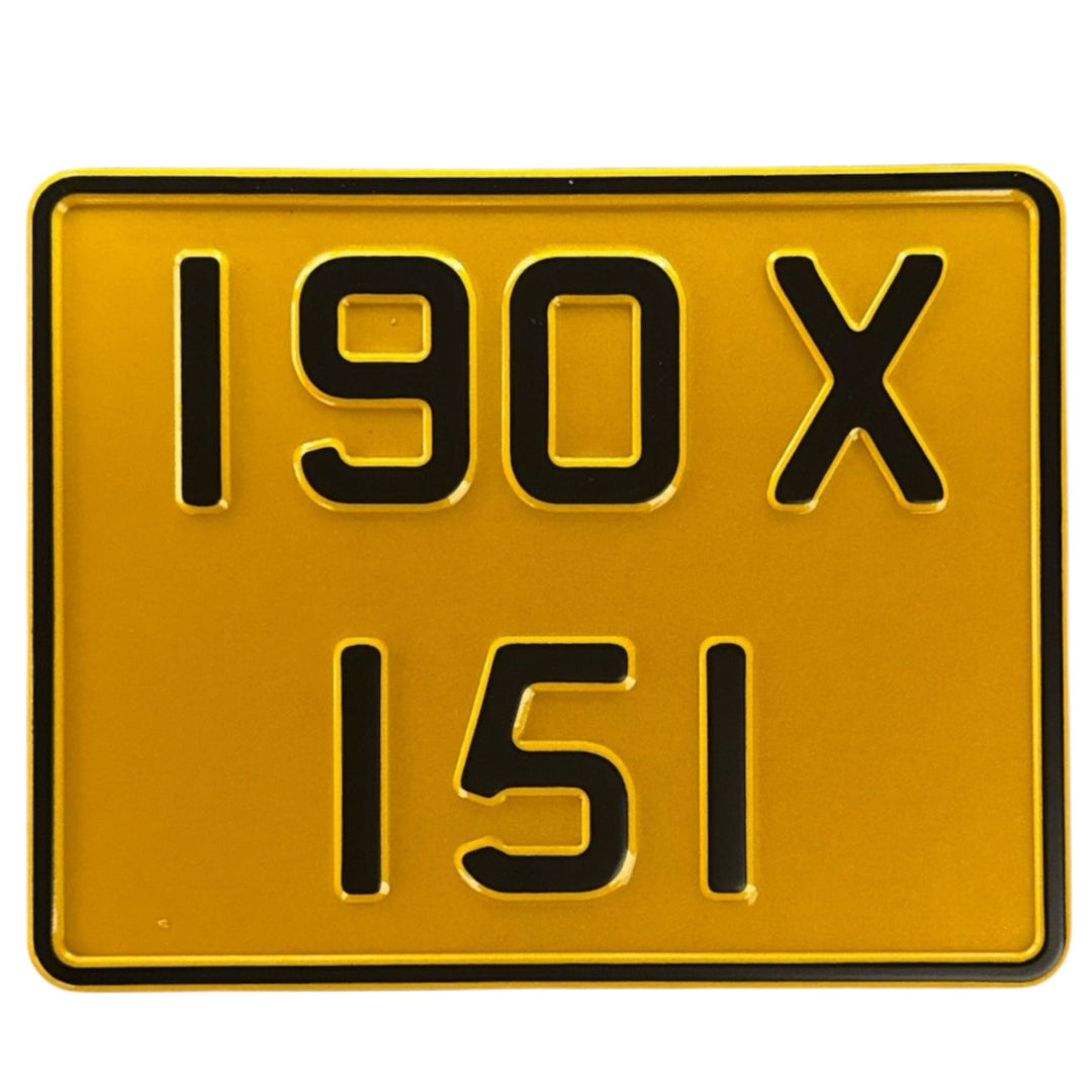 Motorbike Number Plates
